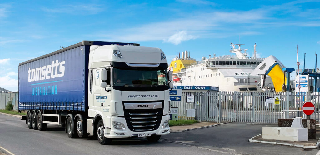 Tomsetts Distribution | First class haulage service | Pallets UK