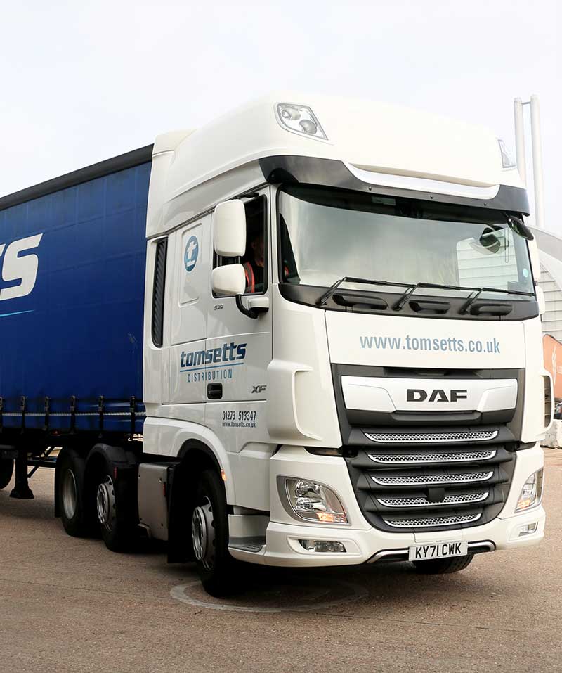 Tomsetts Distribution | First class haulage service | Pallets UK