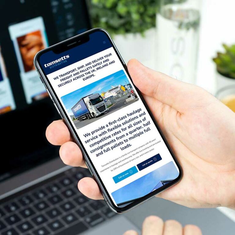 New Website for Tomsetts - Tomsetts Distribution Ltd